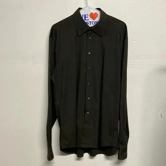 Prada | Shirts | Prada Mens Button Up Shirt Brown Size 42 6 12 | Poshmark